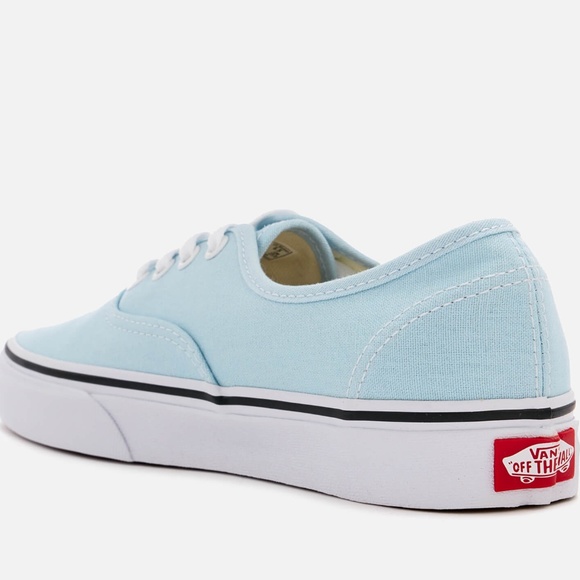 Vans | Shoes | Vans Authentic Baby Blue True White Skate Shoes | Poshmark